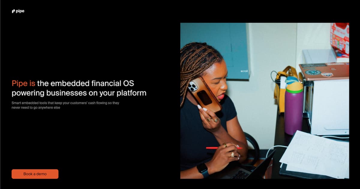 About Pipe | Embedded finance for SMBs